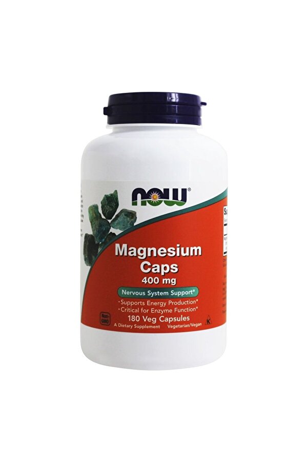 Now Magnesium Caps, 400mg, 180 Capsules - Trendyol