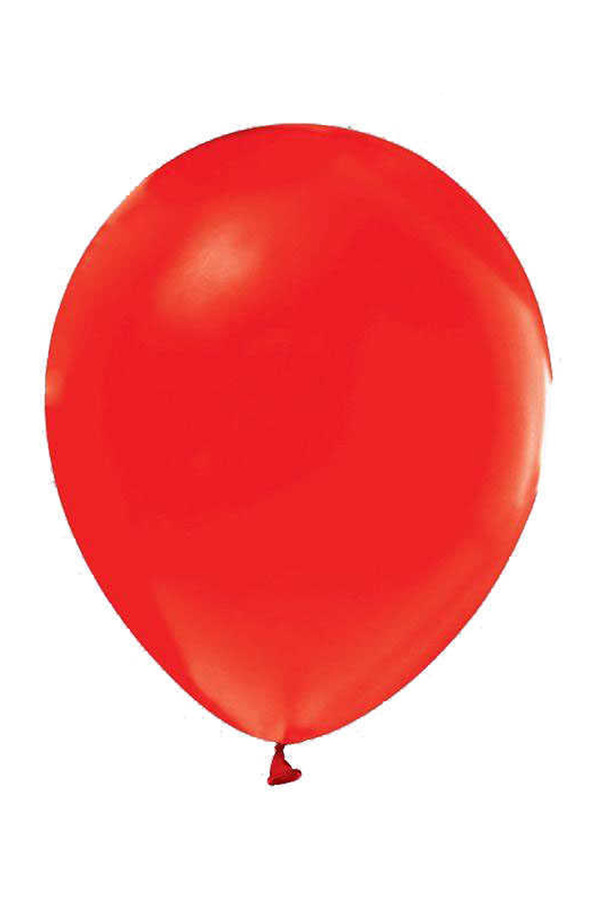 MCEM STORE 100 Single Color Balloons - Red - Trendyol