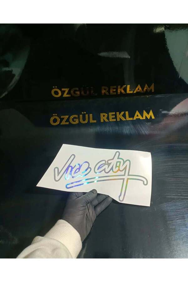 3M Vice City Hologram Engine Sticker - Car Rear Window Inscriptions ...