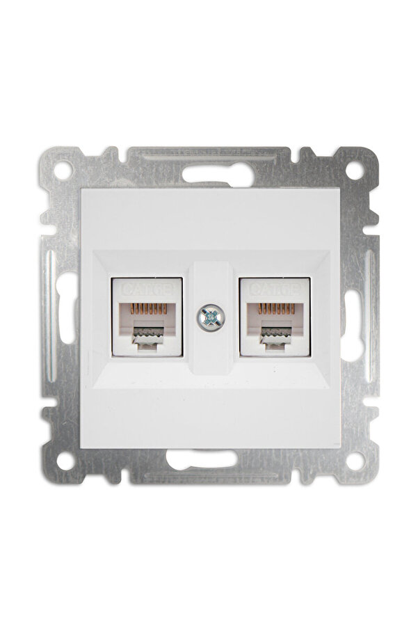 MAKEL Roztom Data Double Socket 1Pcs Cat6 White Karea - Trendyol