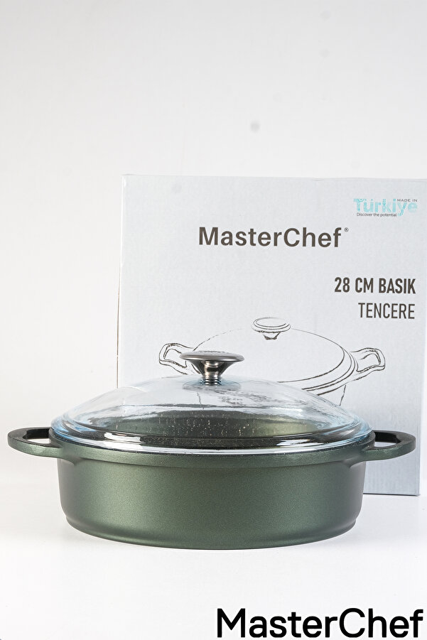Masterchef Aluminum Cast Flat Bowl - 28 cm - Trendyol