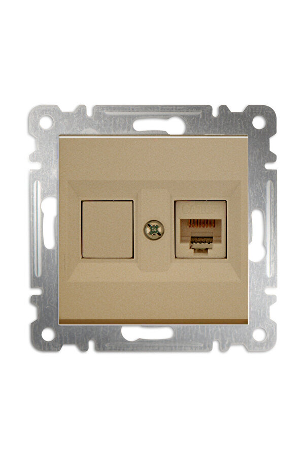 SUNTRADER Data Socket Double - 1 Ad Cat5 Dore Karea - Trendyol