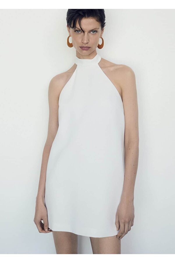 MANGO Neckholder-Kleid mit rückenfreiem Design- Trendyol