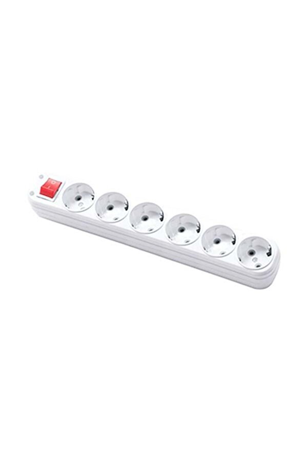 EDALKILIÇ 6-Gang Group Socket with Switch - Grounded - Trendyol