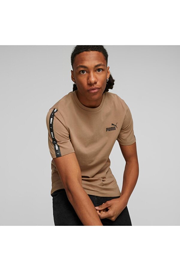 Puma Ess+ Tape Tee Toasted - Trendyol