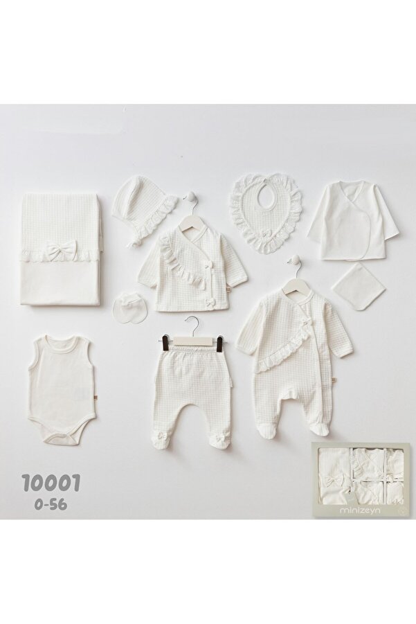 STRAWBABY Baby Girl Pretty Girl Boxed Ten Hospital Discharge Set - Trendyol