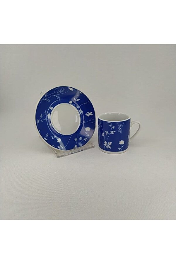 Paçi Dalia Collection - Set of 6 White Branch Patterned Porcelain ...