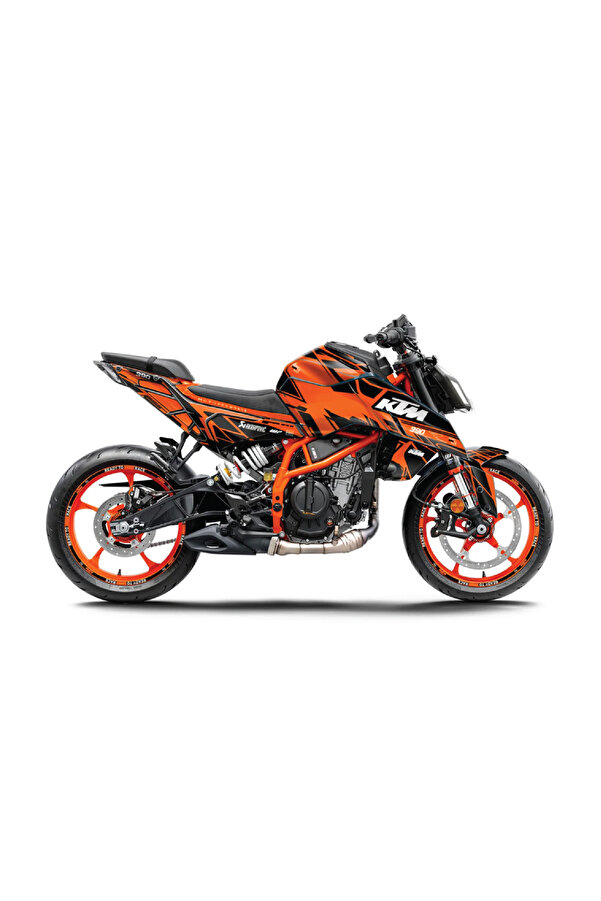 Run Grafik Shop Ktm Duke 390 R Graphic Kit Sticker Set - Trendyol
