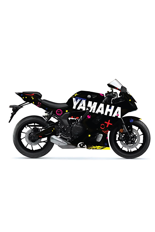 Run Grafik Shop Yamaha Yzf R7 2021-2024 Graphic Kit Sticker Set - Trendyol