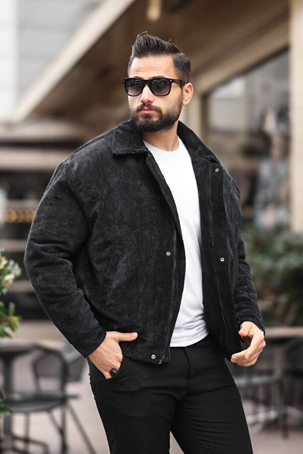 BASEL.CO Old Money Culture Oversize Velvet Inside Quilted Filled Jacket ...