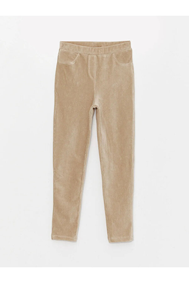 LC Waikiki Lcw Kids Lilac Elastic Waist Girls' Velvet Pants Imrex ...