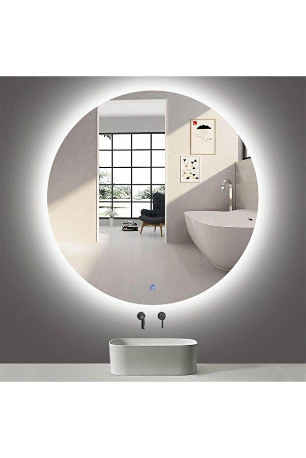 Homelux Eveline Bathroom Mirror, Round, Diameter 60 Cm, Led Lighting ...
