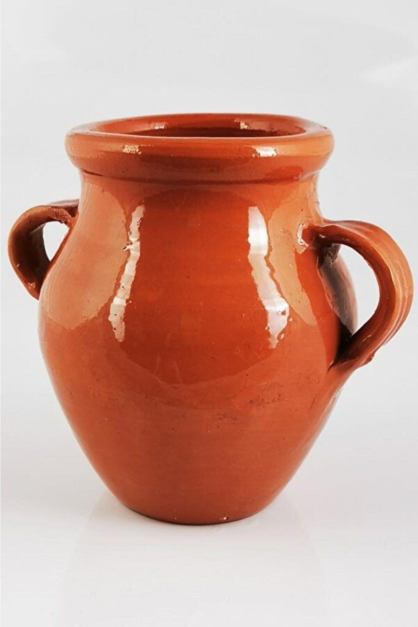 DEKOBAHÇE 1 Liter Soil Pottery Paste Cube Storage Container - Jar ...