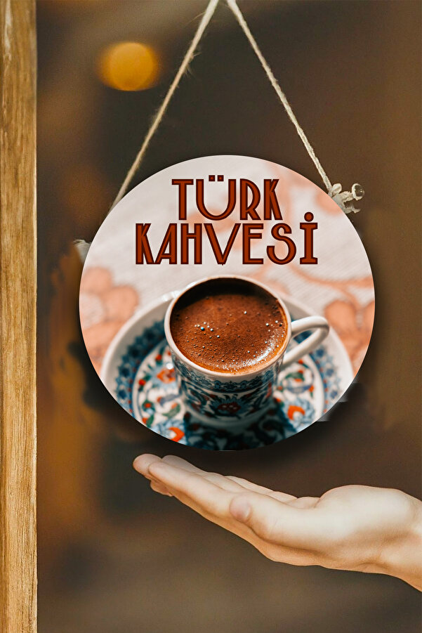 Nod Turkish Coffee Welcome Sign with Wall, Door, Single Sided Hanging ...