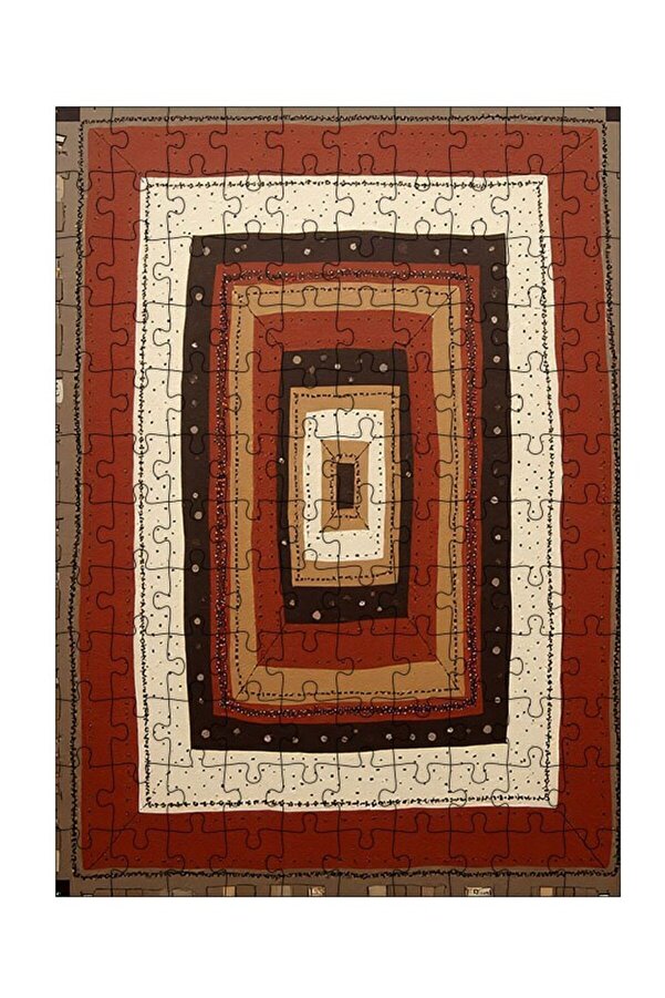 ekart Wooden Mdf Puzzle Jigsaw Puzzle Geometric Patterned Carpet 120 ...