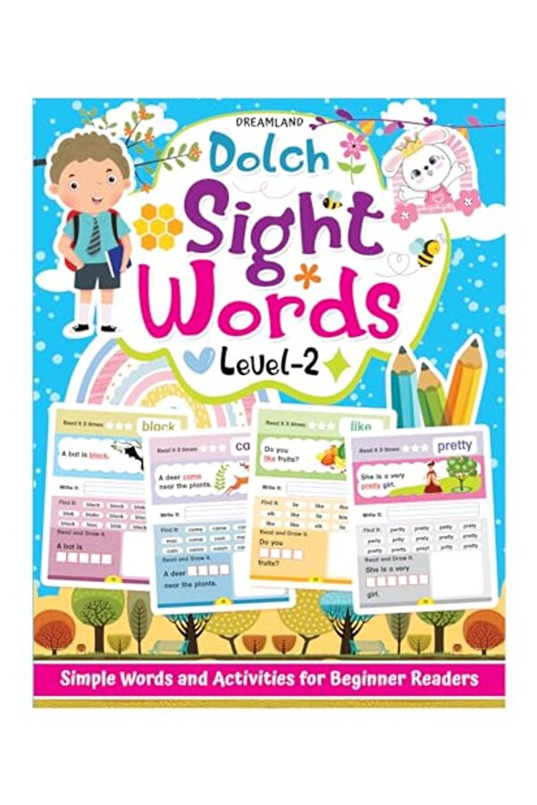 dreamland Dolch Sight Words Level 2 Simple Words And Activities For ...