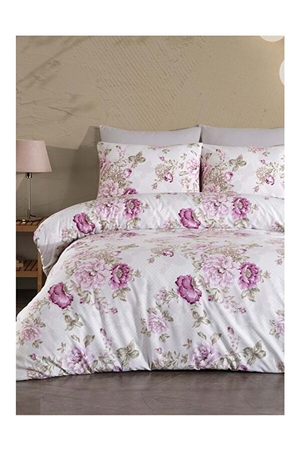 JOLLY HOME Set cuvertură de pilota matlasată pentru o singură persoană 4 anotimpuri-lina Plum ...