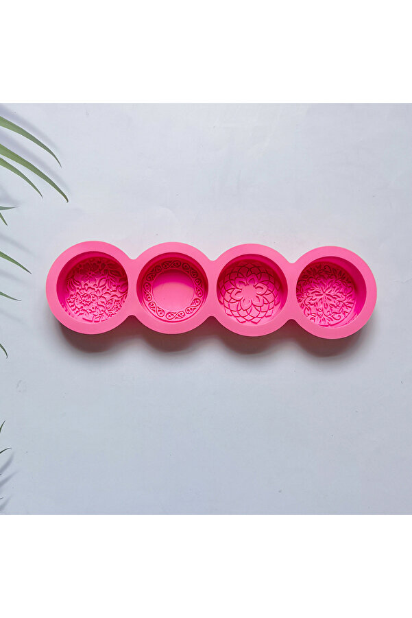 Choice 3D Handmade Silicone Soap Mold 4 Types Flower Soap Making Mould ...