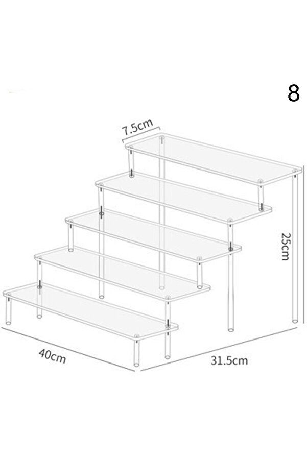 Choice Acrylic Display Stand Pottery Storage Rack Doll Clay Figurine ...