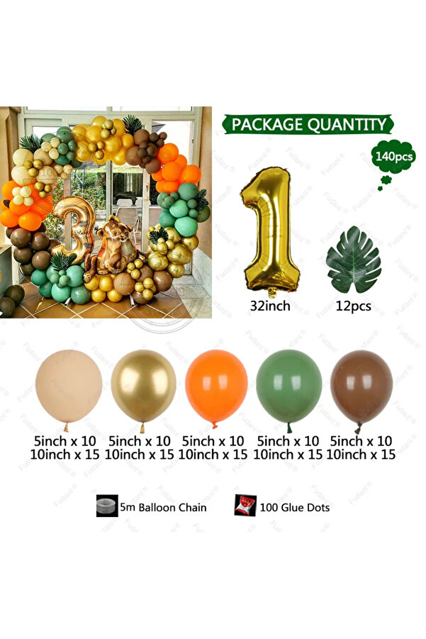 Choice Disney The Lion King Simba Baby Shower Balloons Arch Set For ...