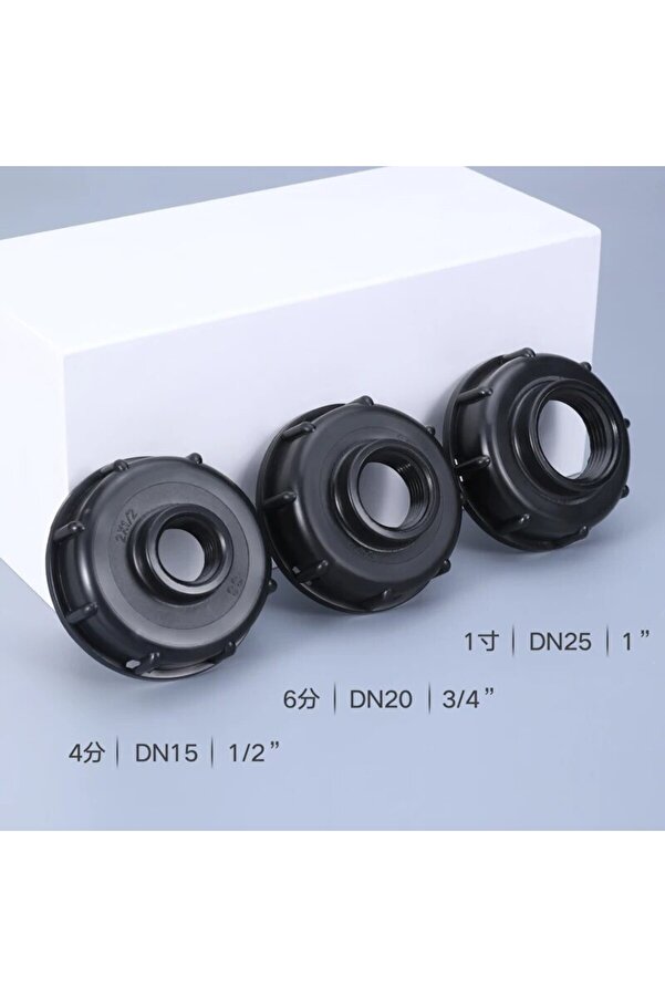 Choice 1pcs S60x6 IBC Tote Tank Fitting Hose Drain Adapter 1/2inch 3 ...