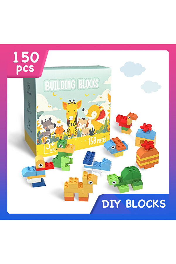 Choice Building Blocks for Kids Toddlers 150 Piece Classic Multi ...