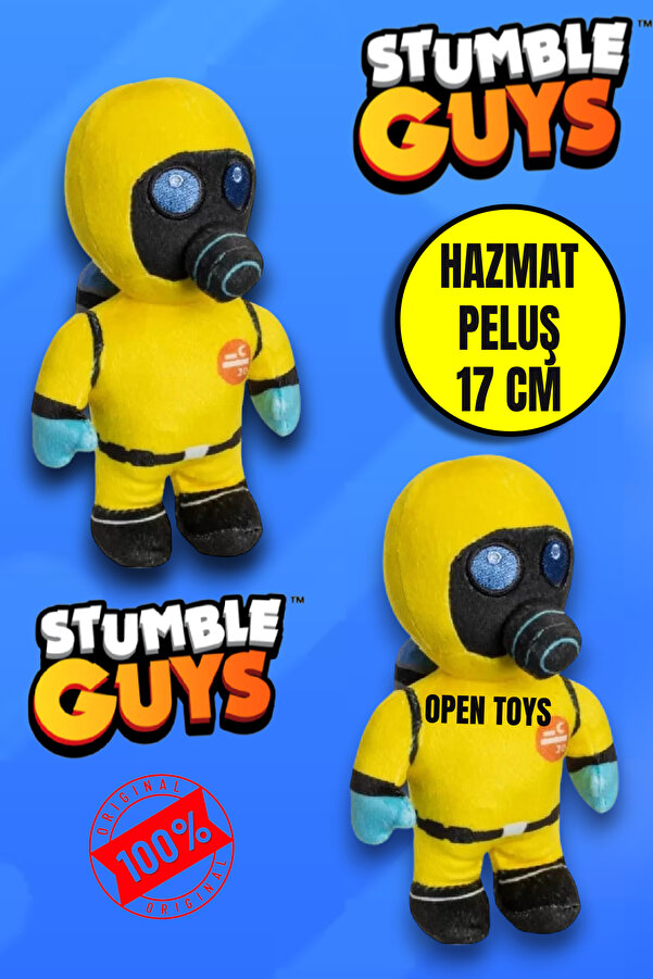 TOYFEST Stumble Guys Hazmat Plush 17 cm- Trendyol
