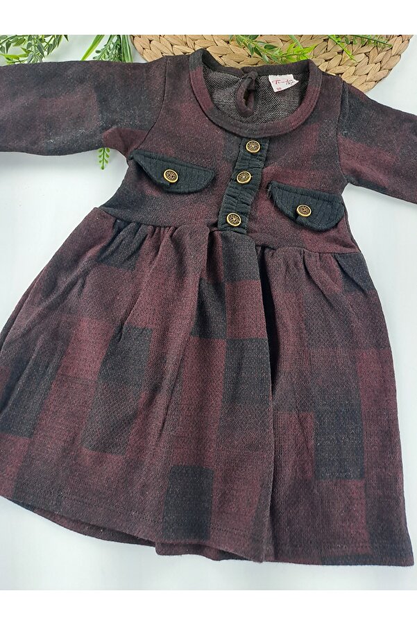 Butik Girls Winter Dress with 9 Different Color Options - Trendyol