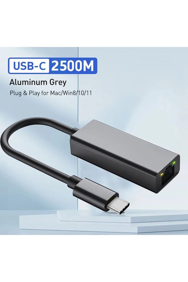 Choice 2500M USB Type C Ethernet Adapter 1000Mbps USB RJ45 Network Card ...