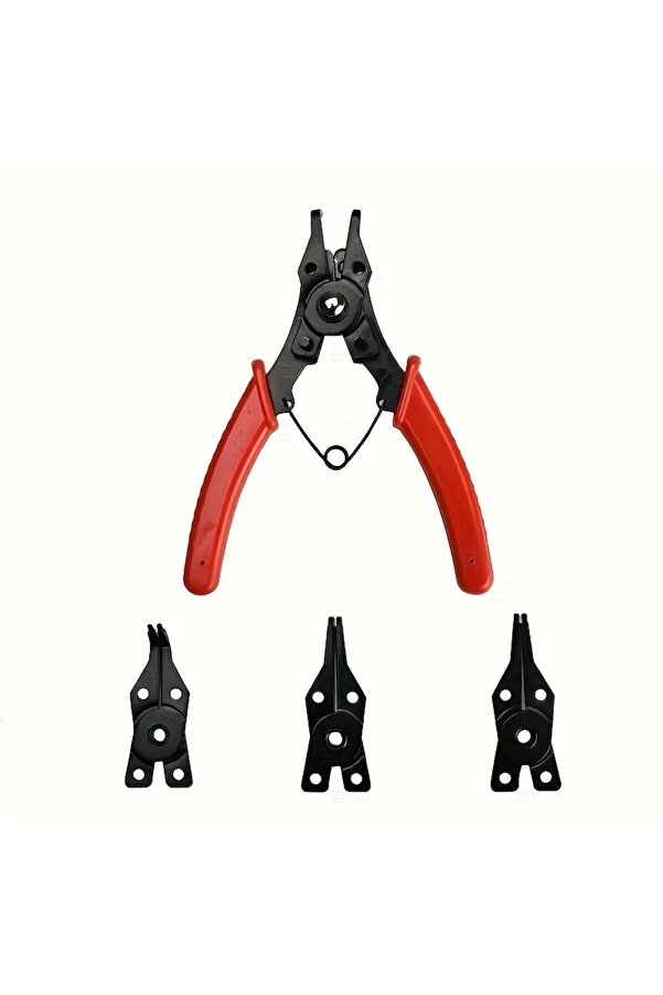 Choice 4-In-1 Circlip Pliers Set Snap Ring Pliers Multi Crimp Removable ...
