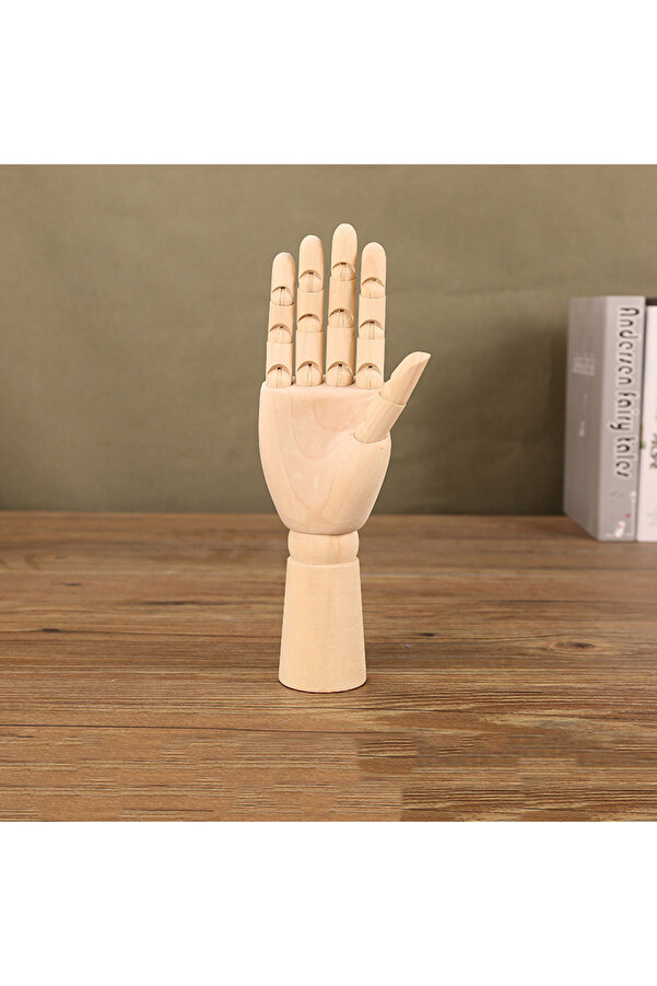 Choice 10 Inch Wooden Human Articulated Hand Model Artistic Drawing and ...