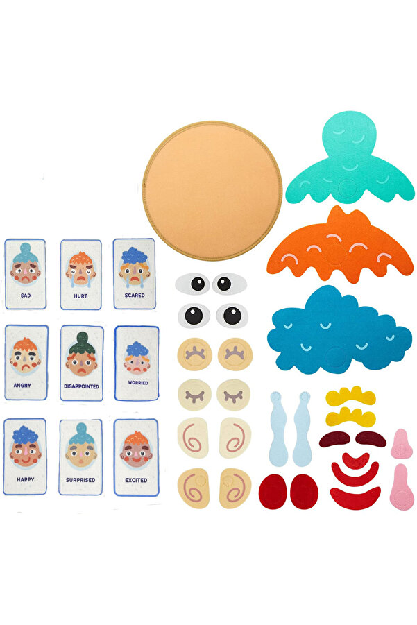 Choice Kids Montessori Facial Expression Game Emotional Change Toys ...