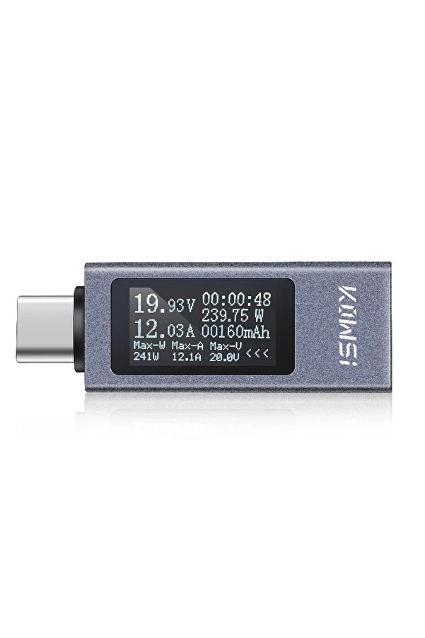 TELEHILL KWS-2301C Type-C Current and Voltage Monitor DC 4-30V 0-12A ...