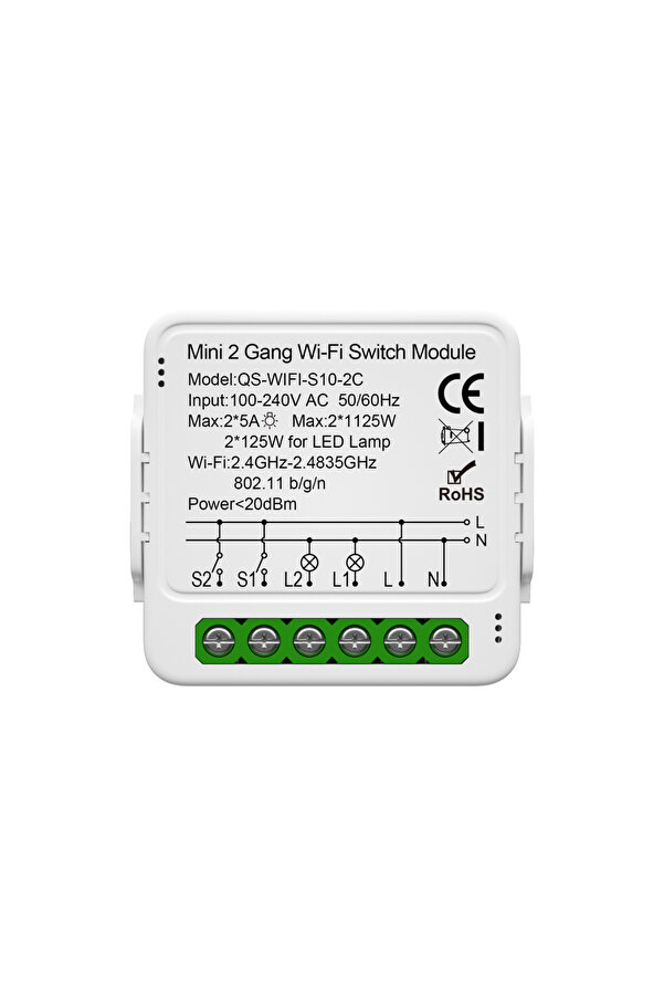 Choice 16A Tuya Smart WiFi Switch Module 1/2/3/4 Gang Switch Mini Smart ...
