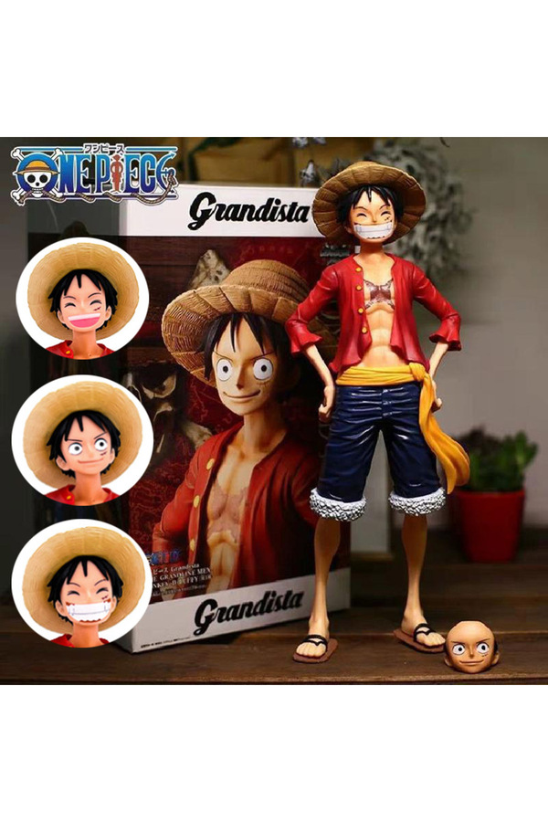 Choice Hot One Piece Anime Figure Confident Smiley Luffy Three Form ...