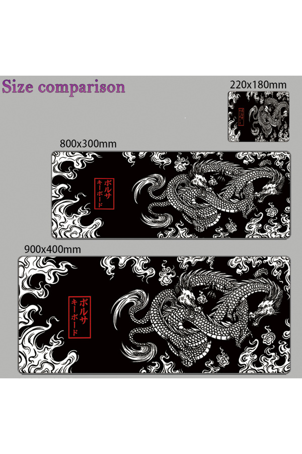 Choice Japanese Dragon Large Gaming Mousepad XXL Keyboard Gamer Mouse ...