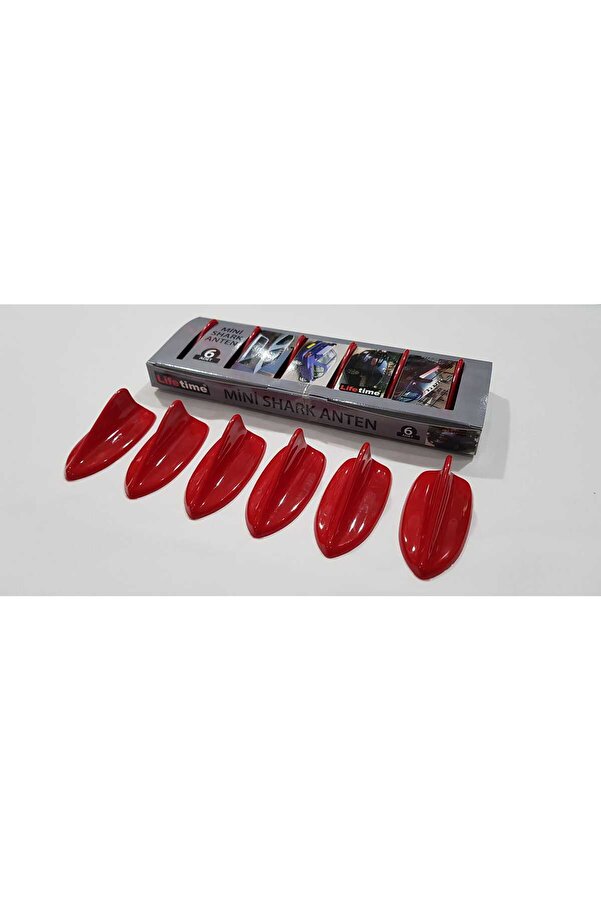 Life Tuning Red Kia Soul Mini Shark Whale Antenna Set - 6-Piece Fish ...