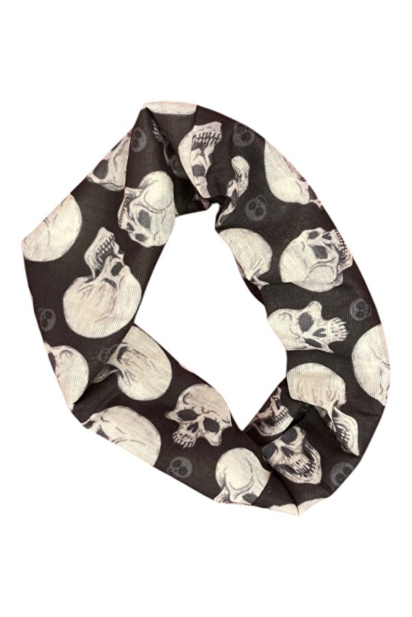 CANMODA Skull Pattern Buff Model (24X45 cm) - Bf165 - Trendyol