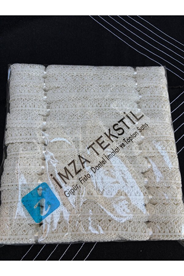 Butik Thin Guipure 12 Bulk Signature Textiles in a Package - Trendyol