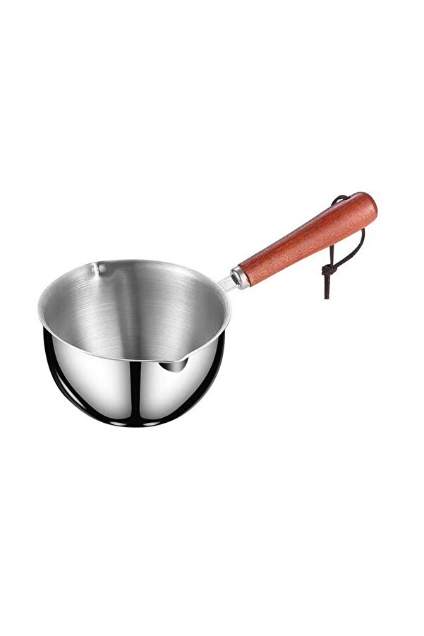 Choice 1pc Stainless Steel Saucepan,Hot Oil Pan, Melting Pan, Flat ...