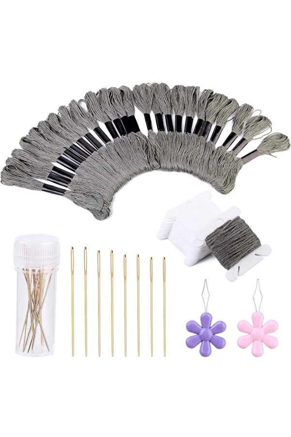 Choice Embroidery Cross Floss Stitch Thread Set Including Plastic Floss ...