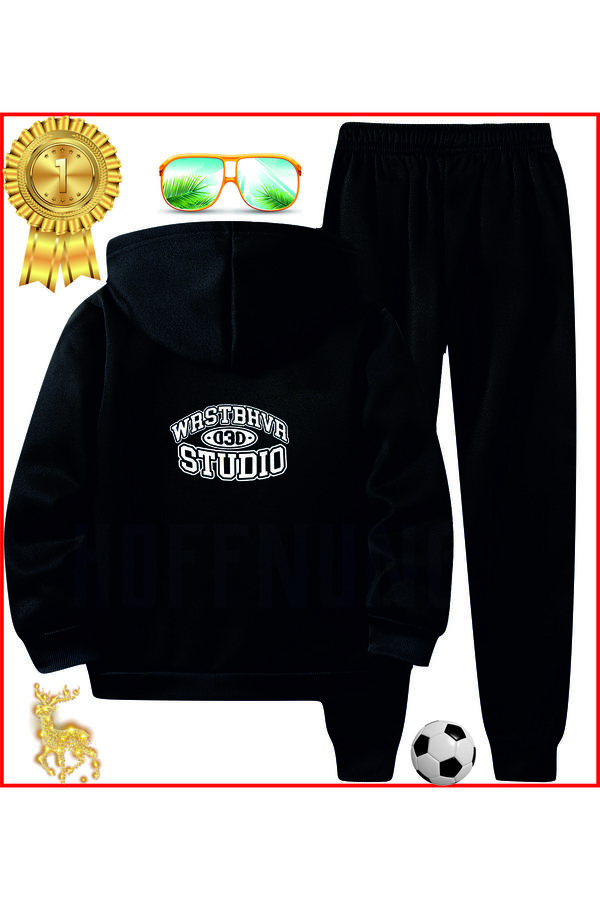 HOFFNUNG Full Zip New Worst Behaviour Oversize Rubber Leg Tracksuit Set ...