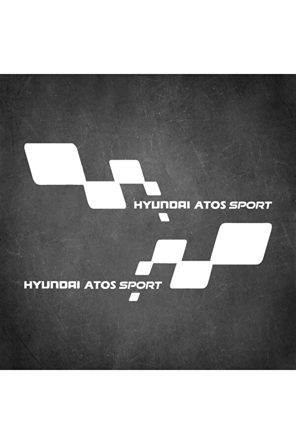 Sönmez Dijital Hyundai Atos Sport under Door Sticker - 2 Pcs, 40cm X ...