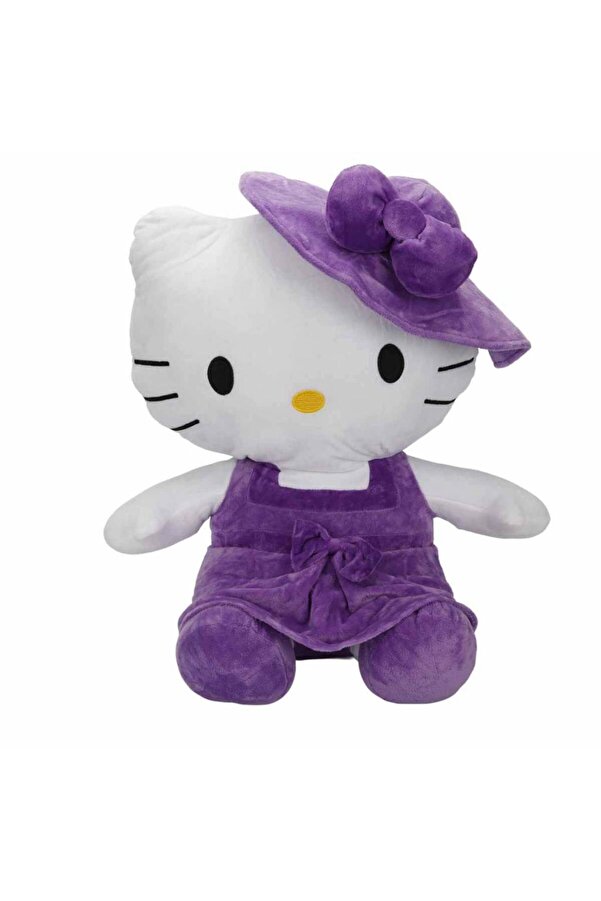 Hello Kitty Purple Plush 50 cm with Hat - Sun- 2002090 - Trendyol