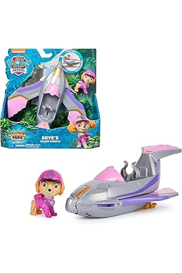 EDALKILIÇ Paw Patrol Jungle Pups Skye - Figured Hawk Vehicle Toy for ...