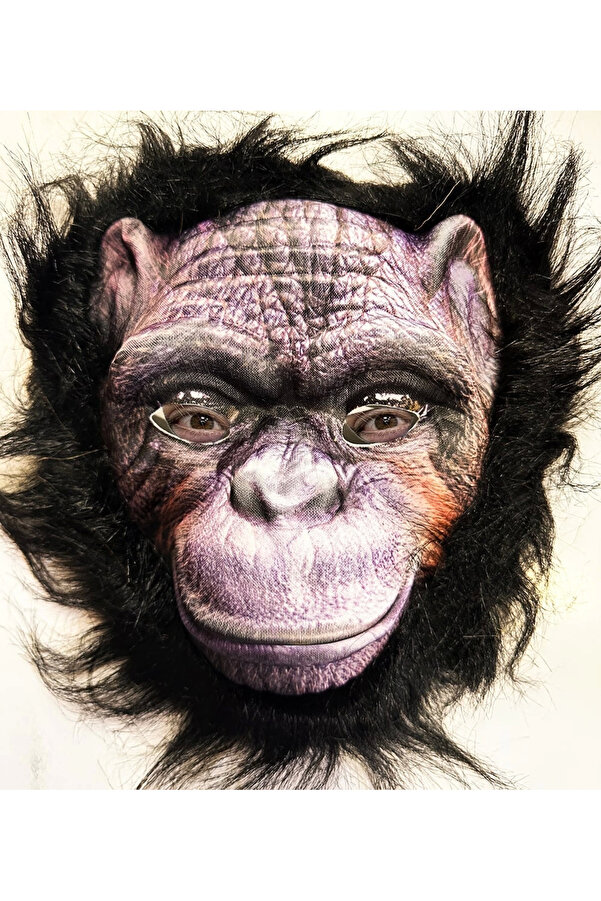 Albayrak Black Haired Gorilla Mask Orangutan Monkey Mask Mega Plush No ...