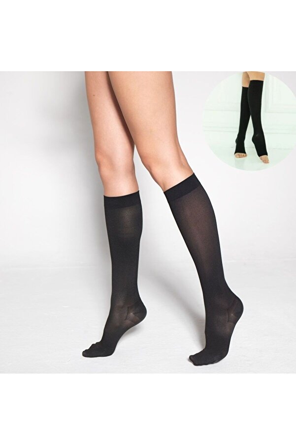 Varicease 7310 Comfort Ccl3 High Pressure Below Knee Open Toe Stocking ...