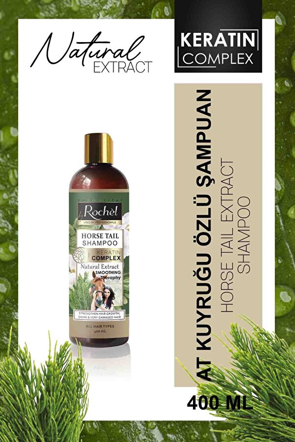 Rochel Horse Tail Herbal Extract Keratin Complex Shampoo 400 ml - Trendyol