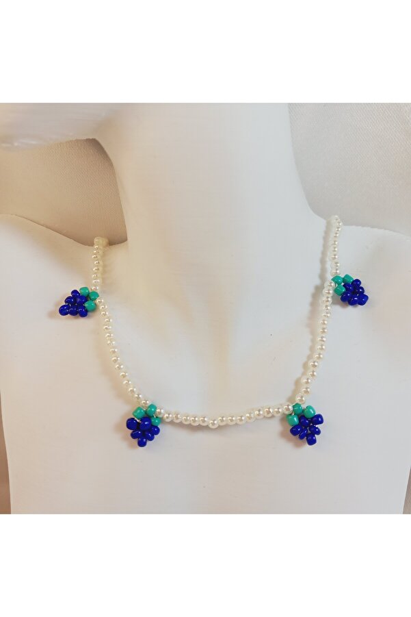 Crystal Atelier Strawberry Model Tiny Pearl Beaded Necklace - Trendyol