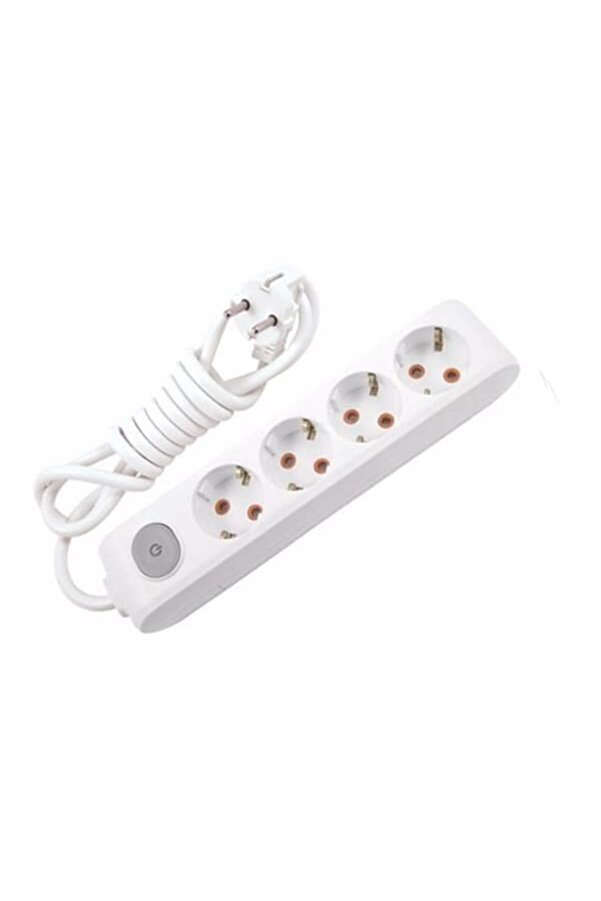 Ms10global Market Multi-Let Quadruple Socket Switch Grounded Terminal ...